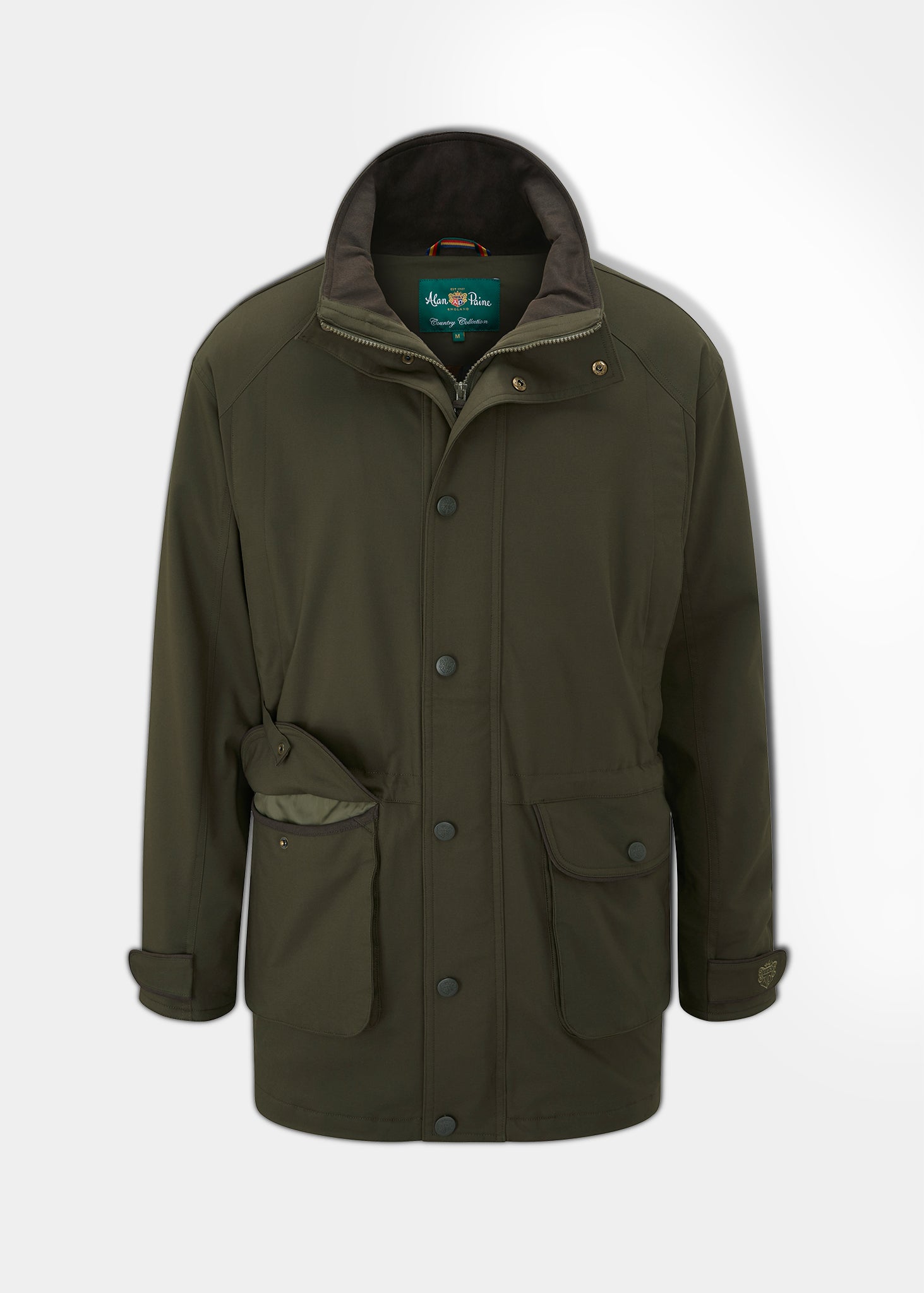 Dunswell Waterproof Field Coat In Olive . – Alan Paine