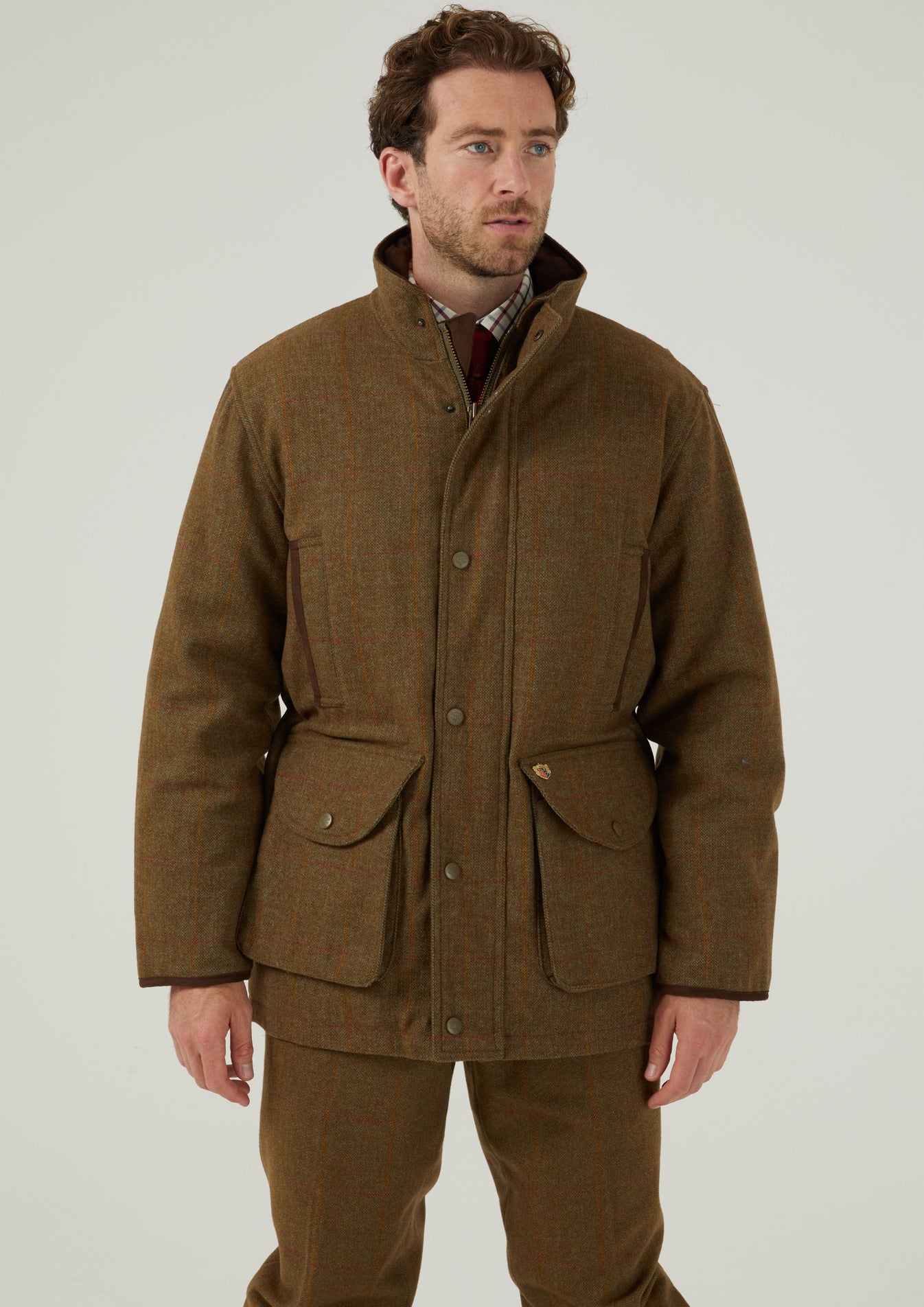 Combrook Men's Tweed Field Coat In Hawthorn – Alan Paine