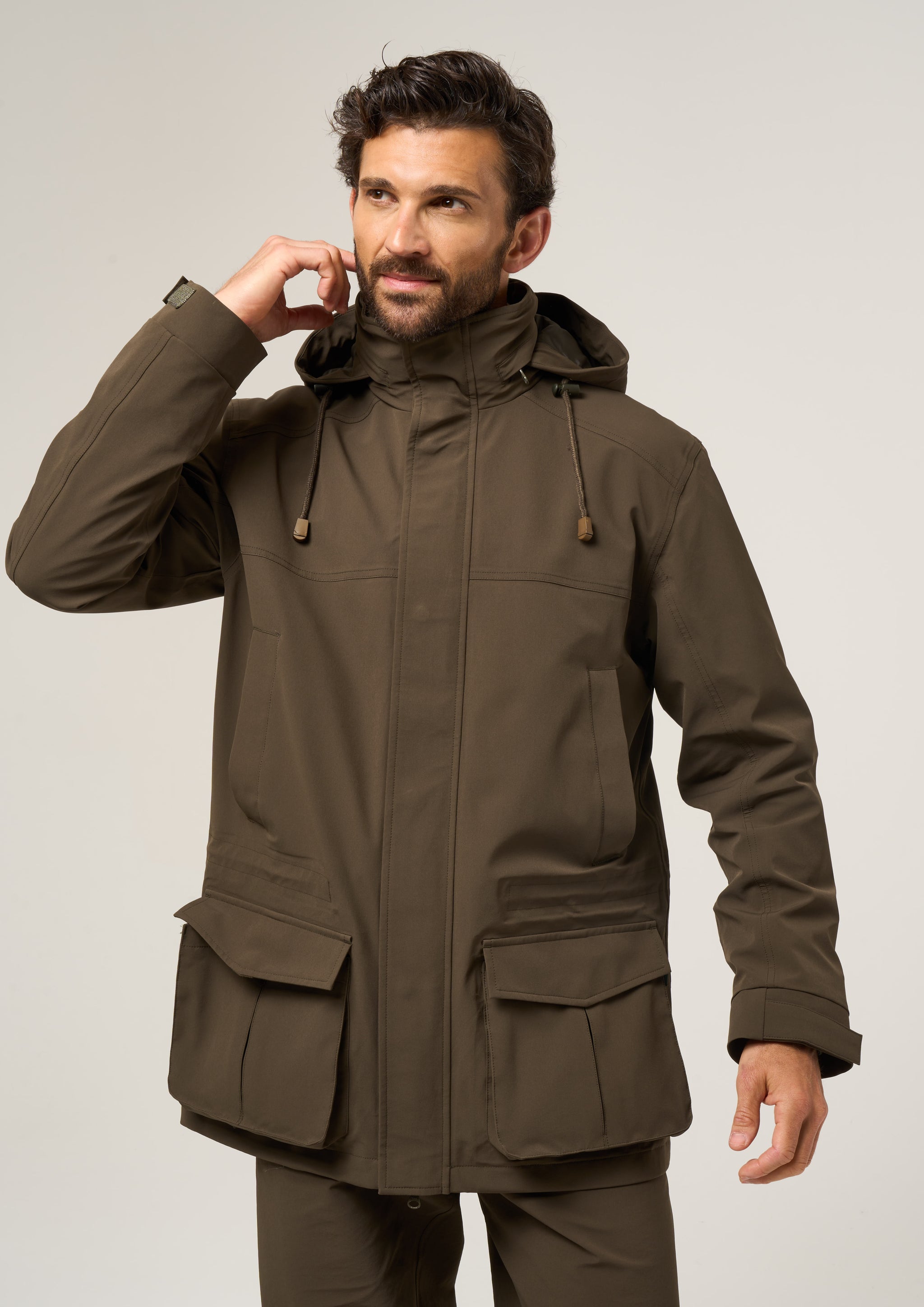 Lockwood Men's Shooting Coat In Olive - Shooting Fit – Alan Paine
