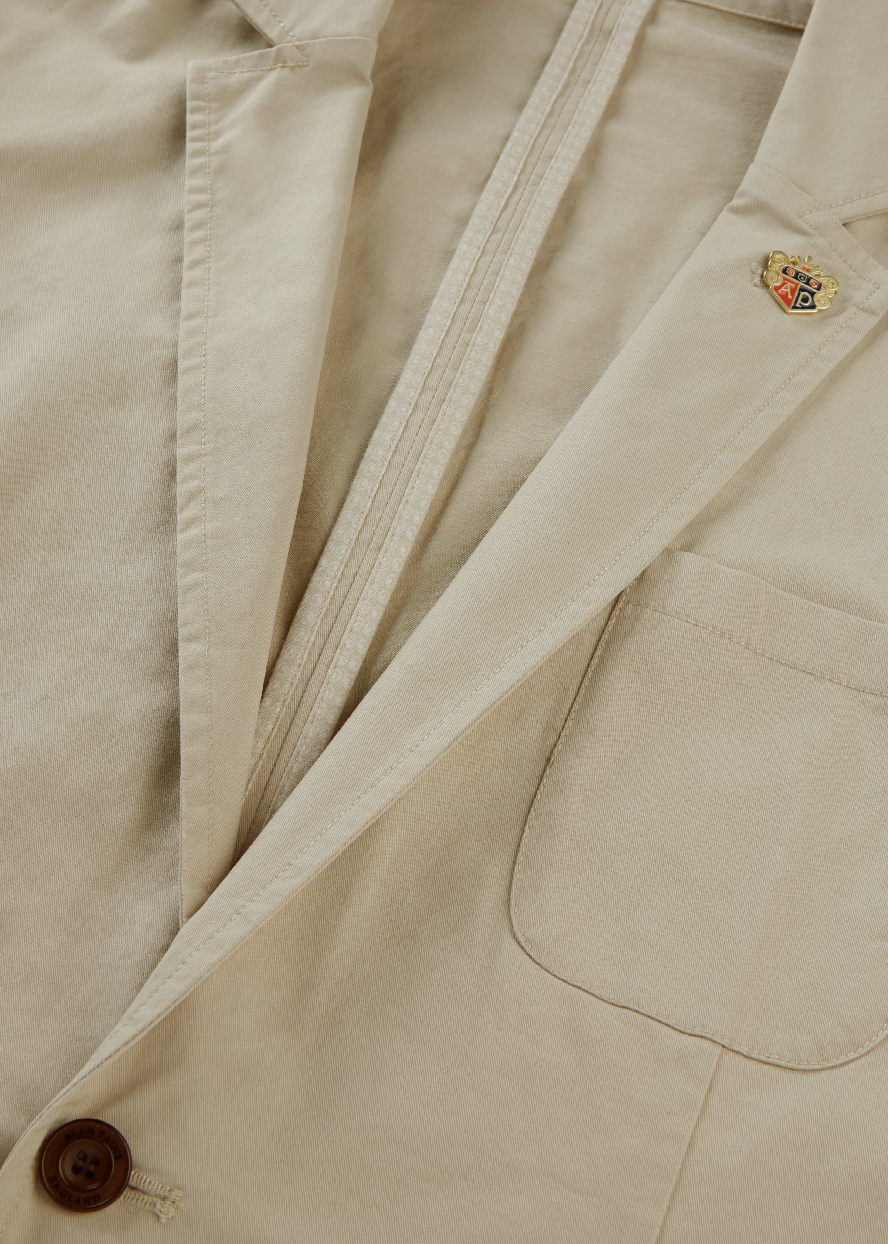 Bridgeford Men's Summer Blazer In Beige | AP – Alan Paine