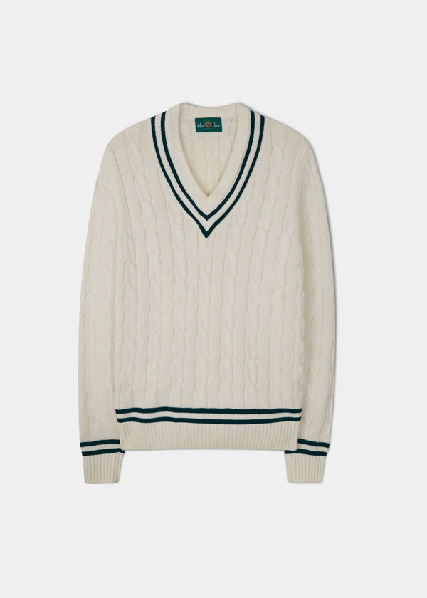 Men's Cricket Jumpers | Cable Knit Cricket Sweaters